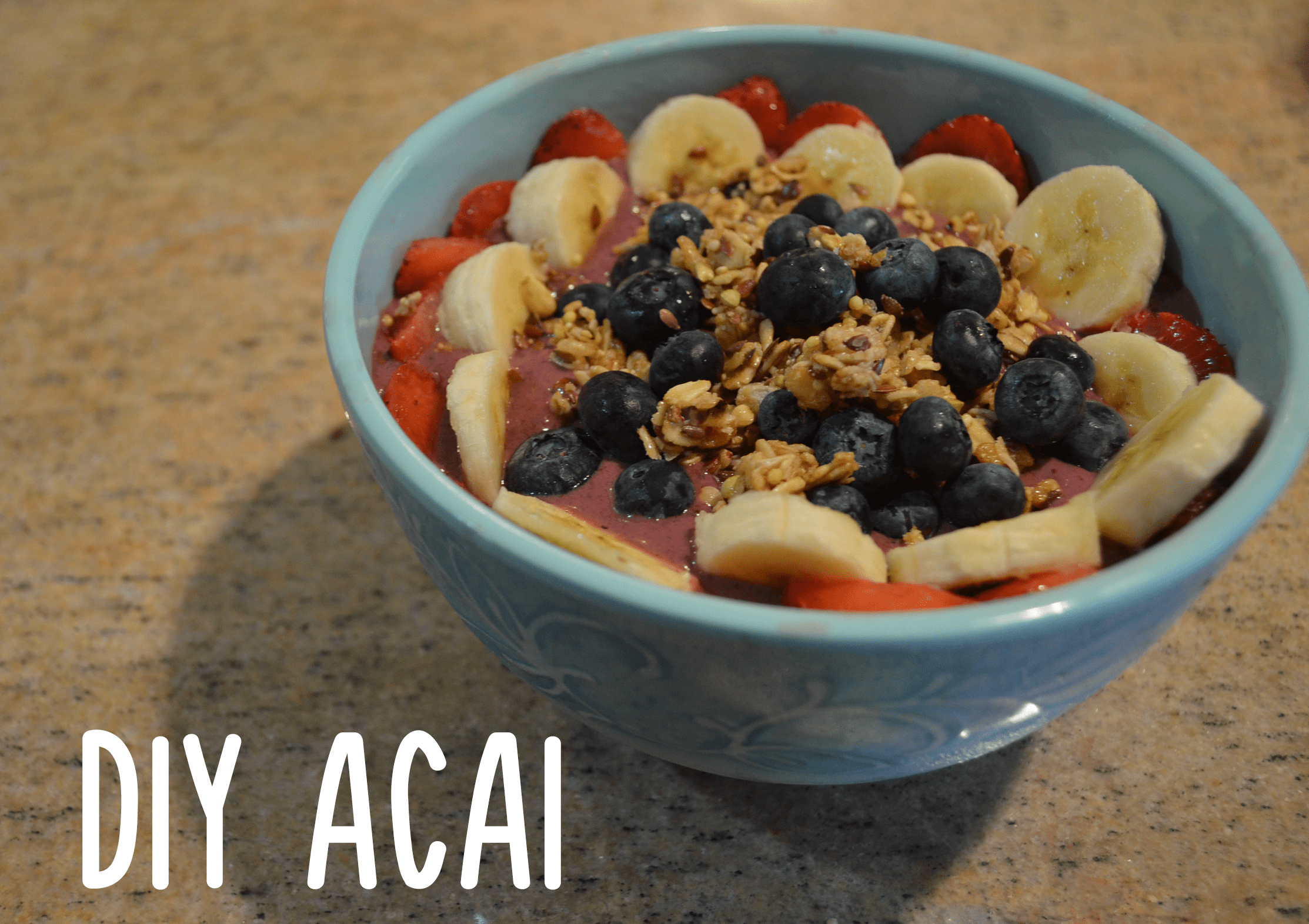 Make some, save some - DIY acai bowls