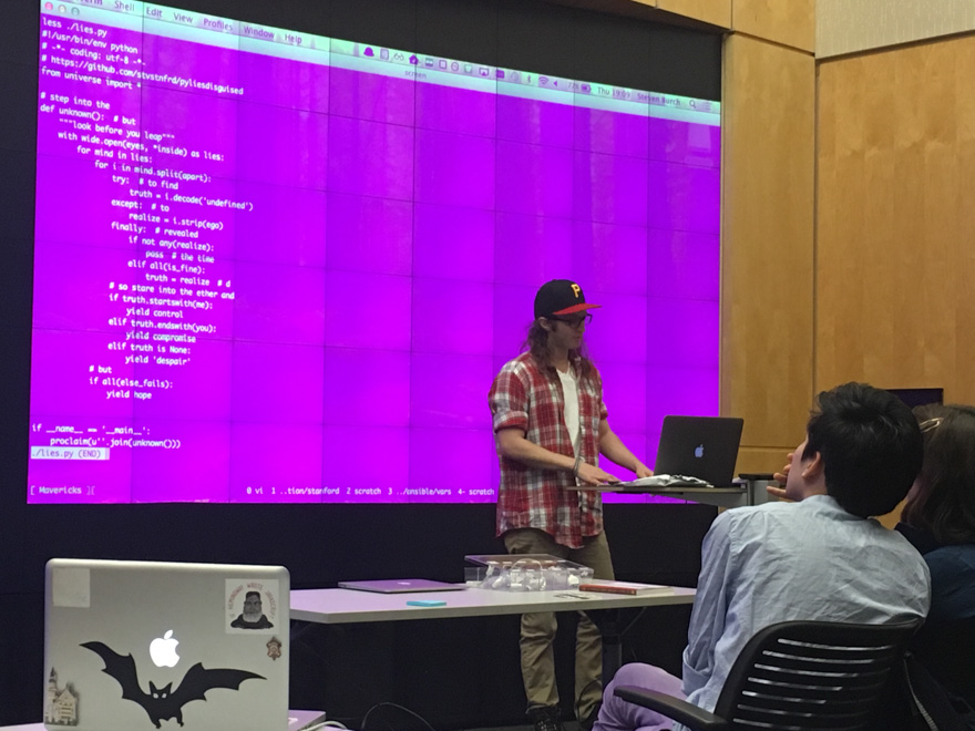 Q&A with the winner of the Code Poetry Slam Contest