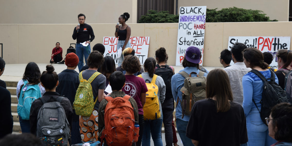 Environmental justice rally demands faculty, reparations, agency | The ...