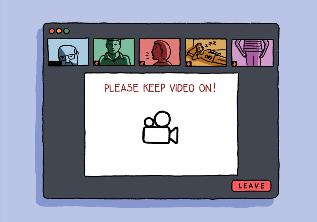 Please, let students turn their videos off in class