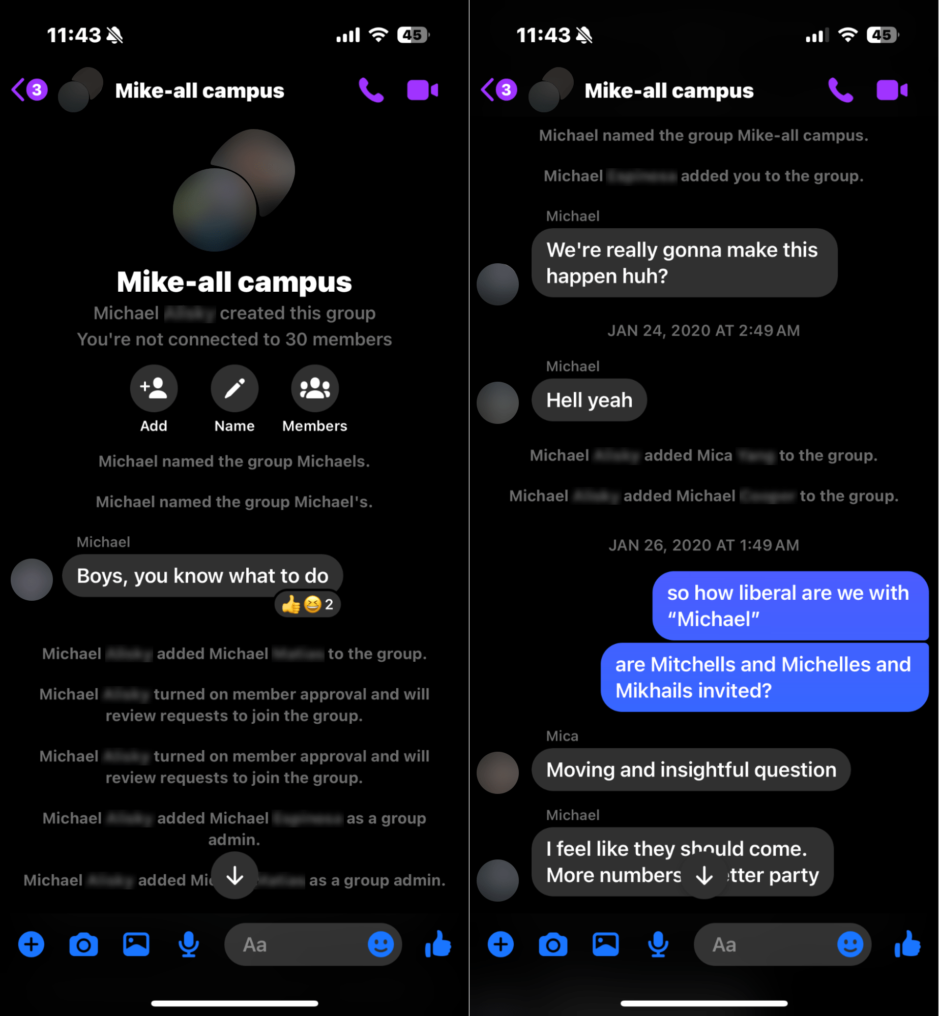 The names of Stanford