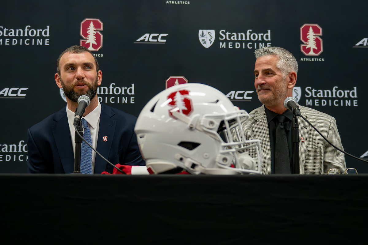 Stanford football introduces Frank Reich to the Farm