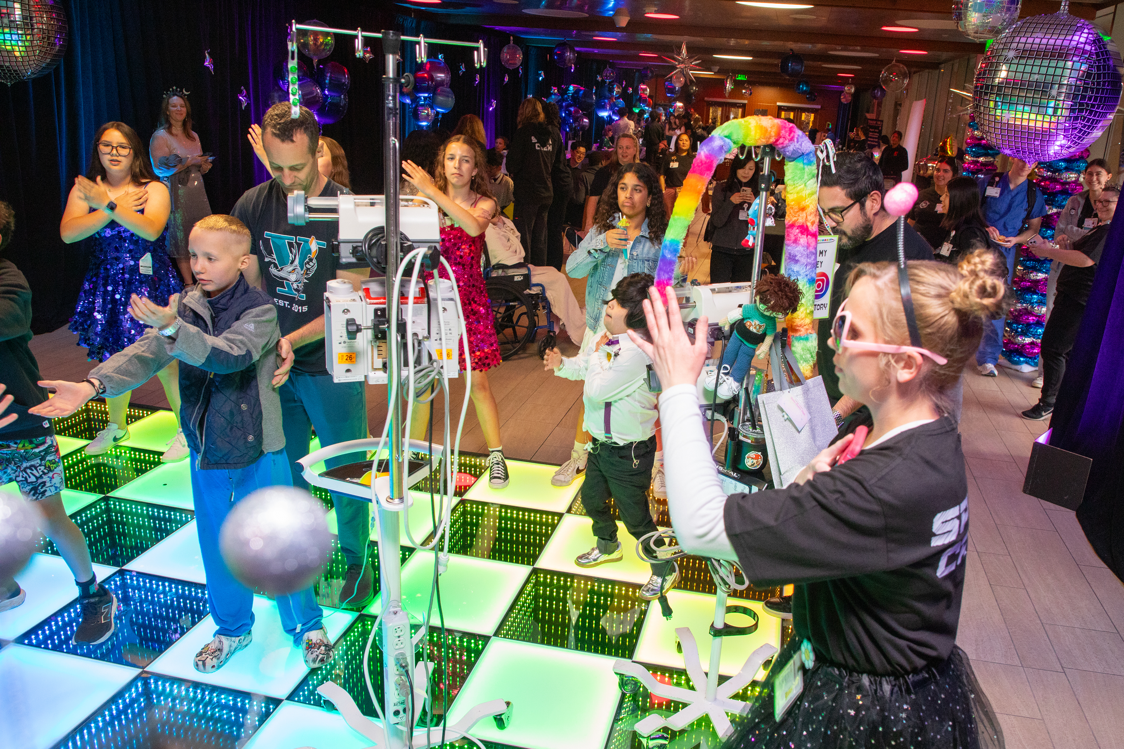 Stanford Children’s Hospital patients celebrate a non-traditional prom