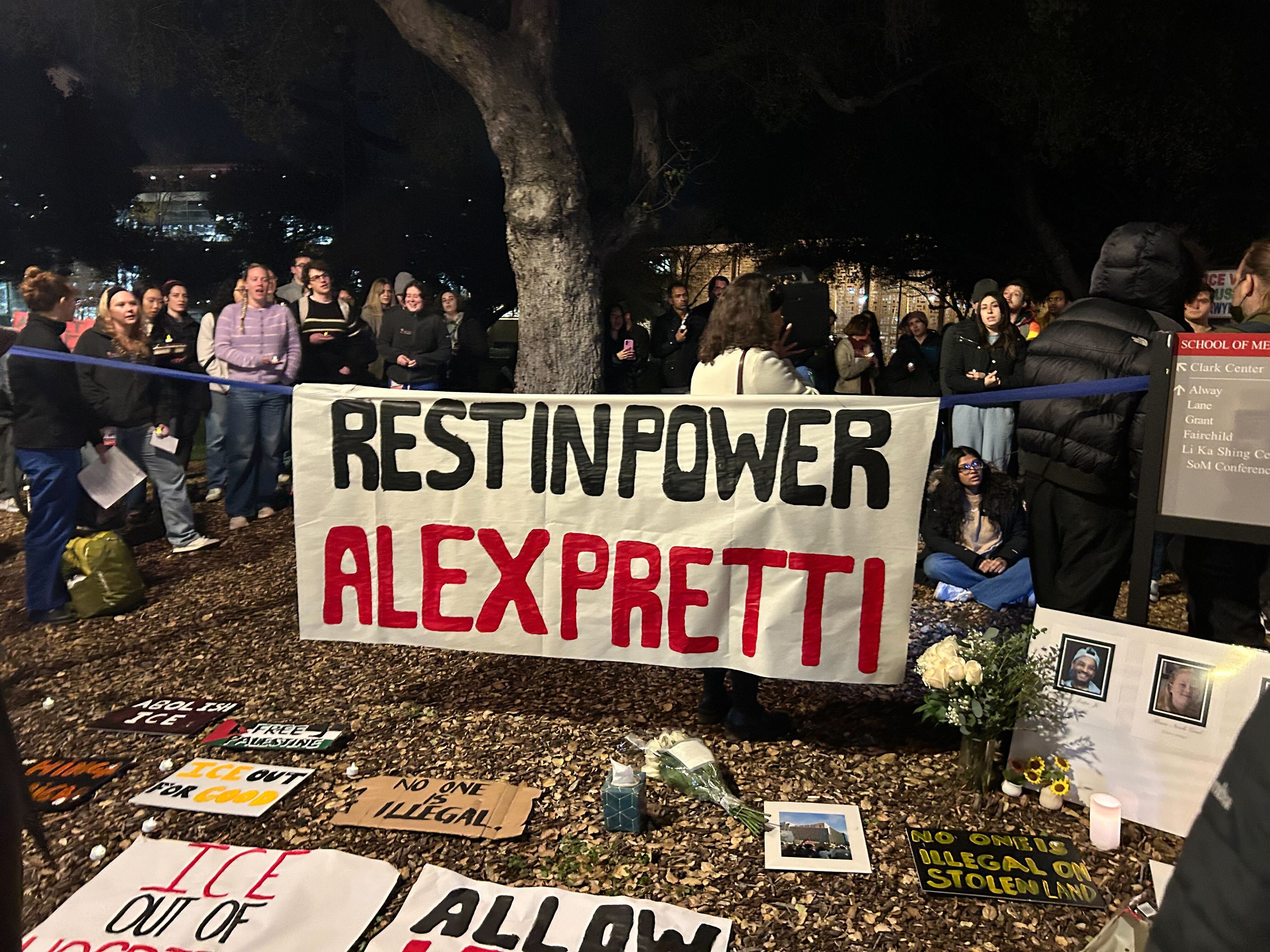Healthcare workers honor Alex Pretti and others killed by ICE in ...