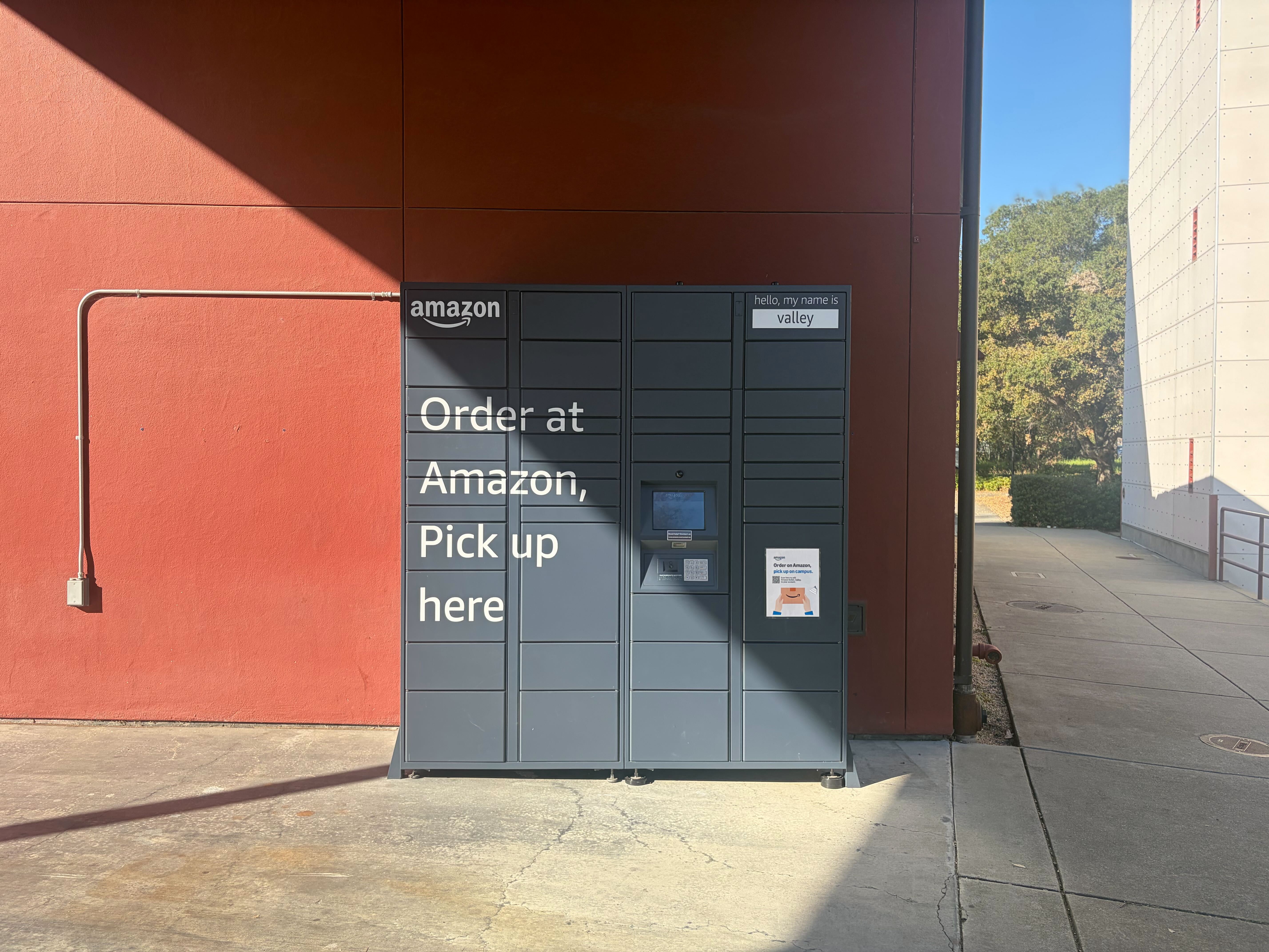 Seven Amazon lockers installed across campus